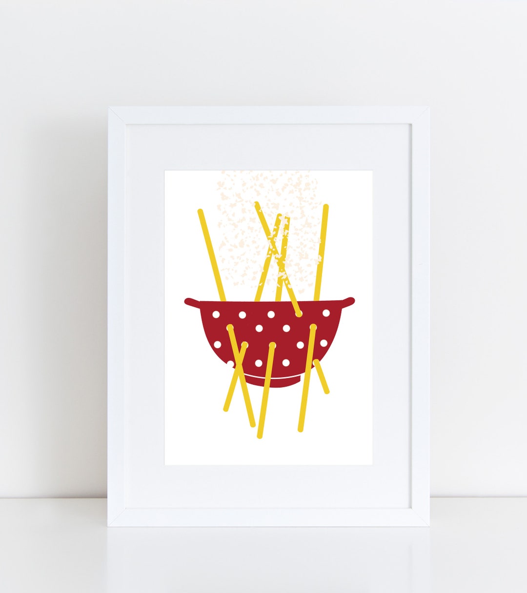 Spaghetti With Parmesan, Italian Food, Pasta, Kitchen Wall Decor, Italy ...