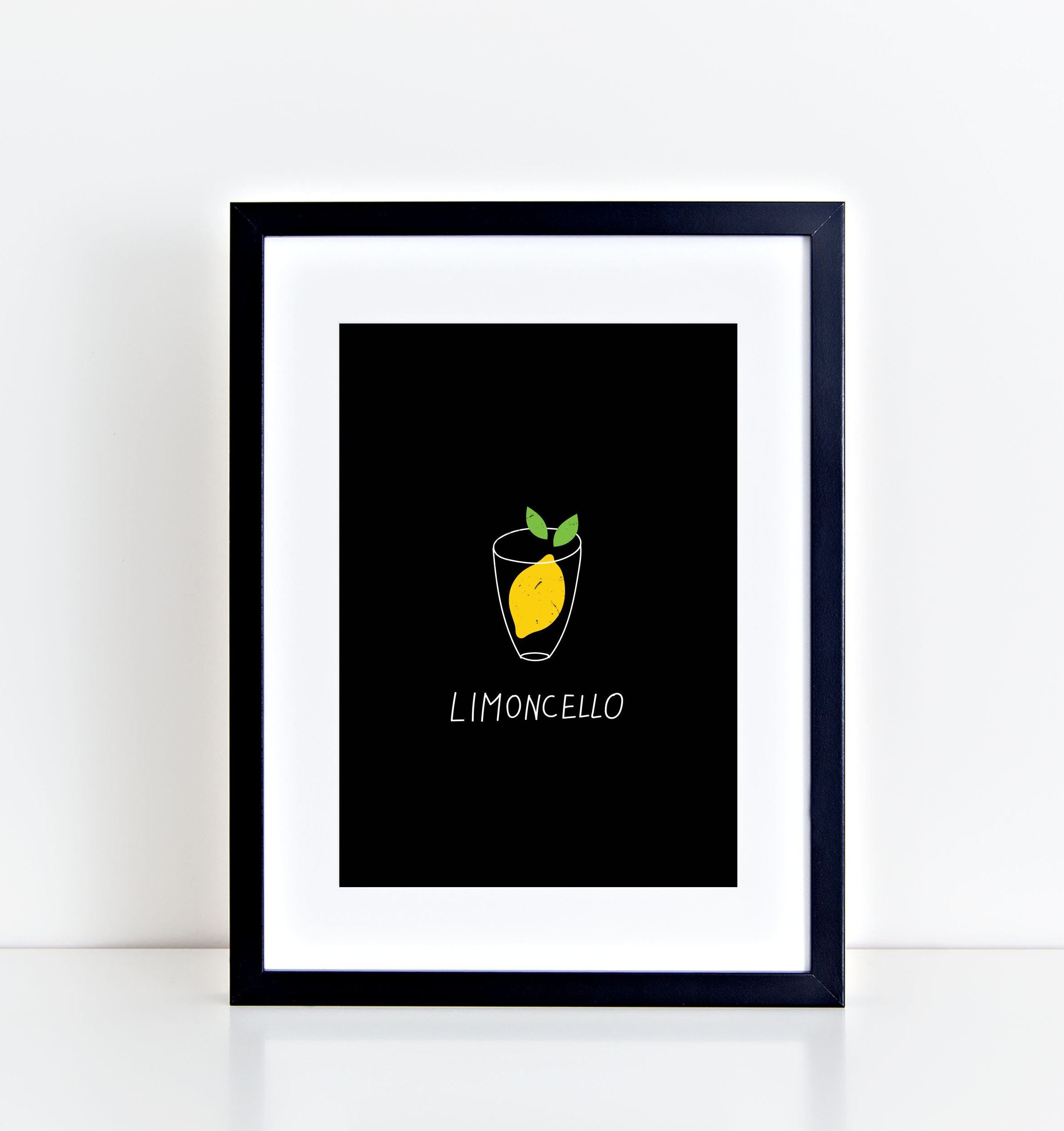 Limoncello Poster Limoncello Art Print Italian Poster - Etsy