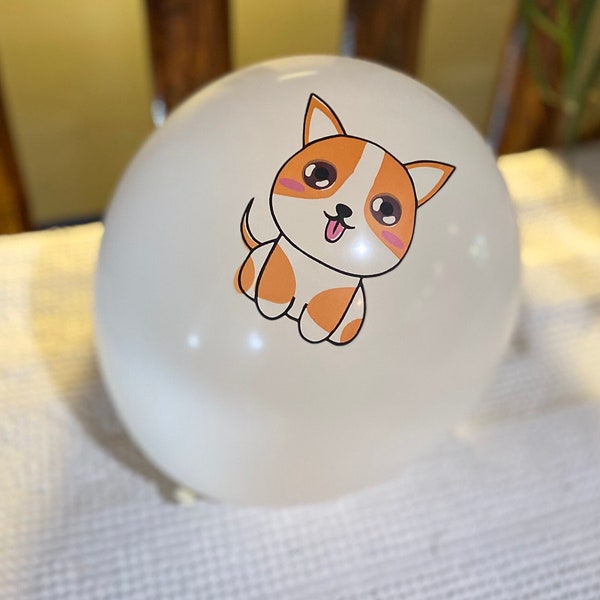 Corgi Balloon - Etsy