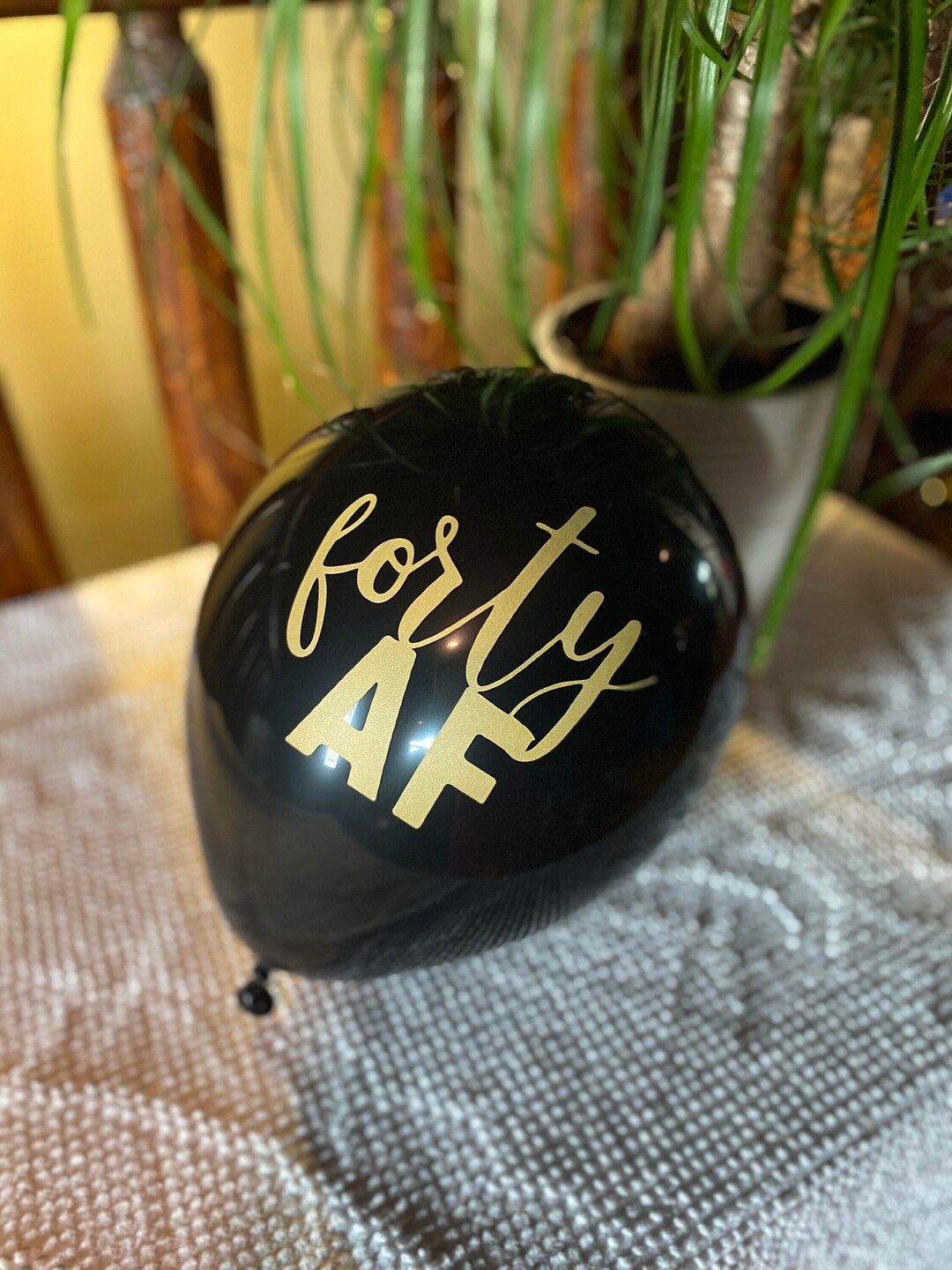 Forty AF Balloons 12", 40 AF Birthday Party, 40th Birthday Decoration ...