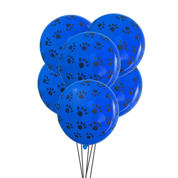 Paw Print Latex Balloons - Etsy