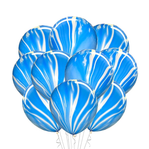 Marble Balloons - Etsy