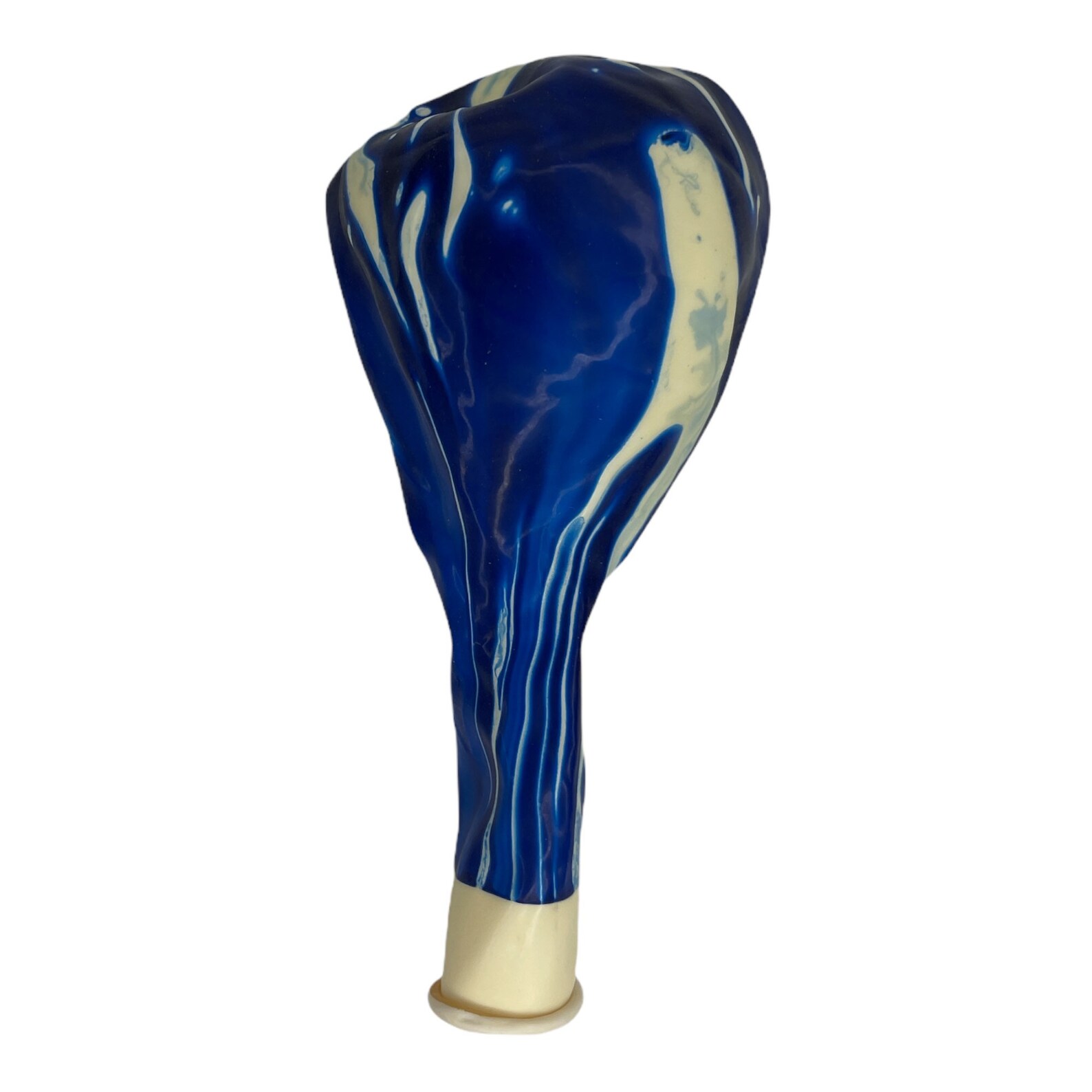 12 Blue Marble Balloons 12 Blue White Swirls Balloons | Etsy