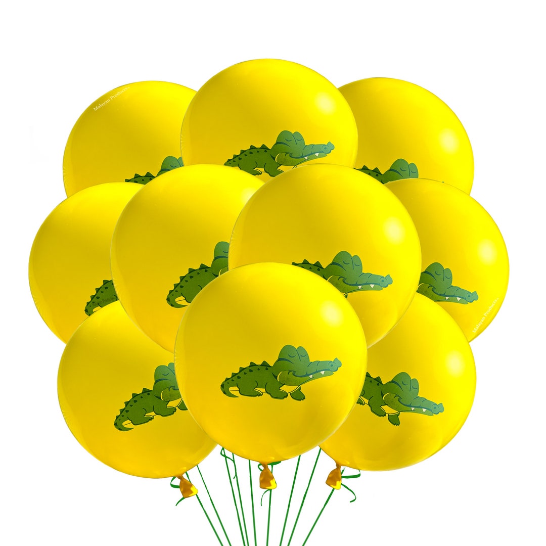 Alligator Birthday Theme, Crocodile Balloons, Alligator Balloons Latex ...