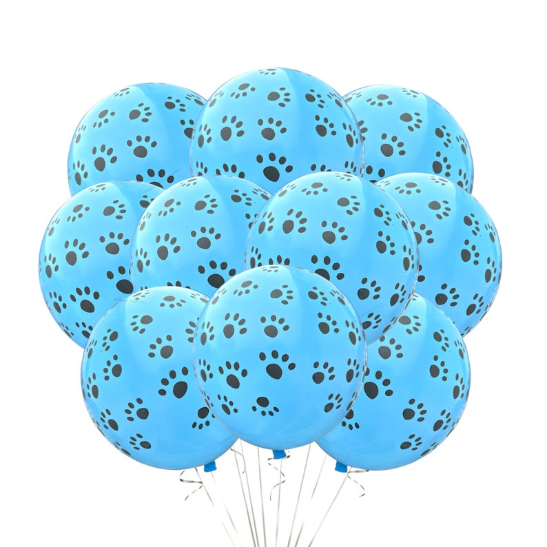 Paw Print Balloons Dog Party Birthday Party Balloons Paw - Etsy