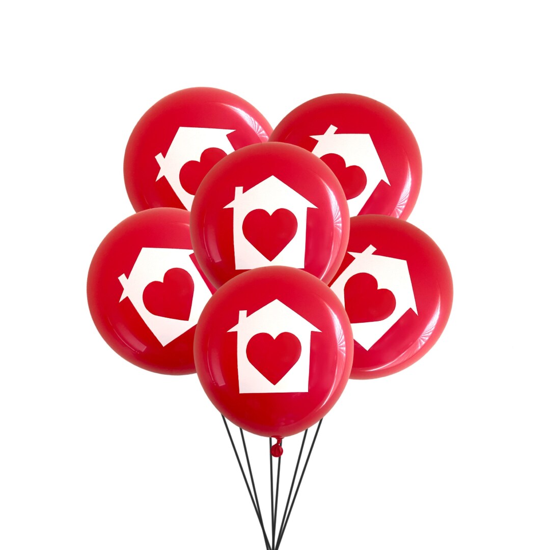 Housewarming Party Balloons, Open House Balloons, Home Sweet Home ...