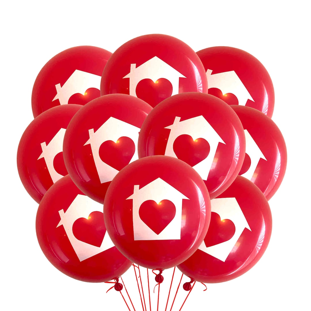 Housewarming Party Balloons, Open House Balloons, Home Sweet Home ...