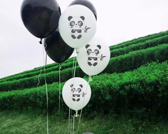 5 Panda Balloons Panda Party Balloons Panda Birthday Panda - Etsy