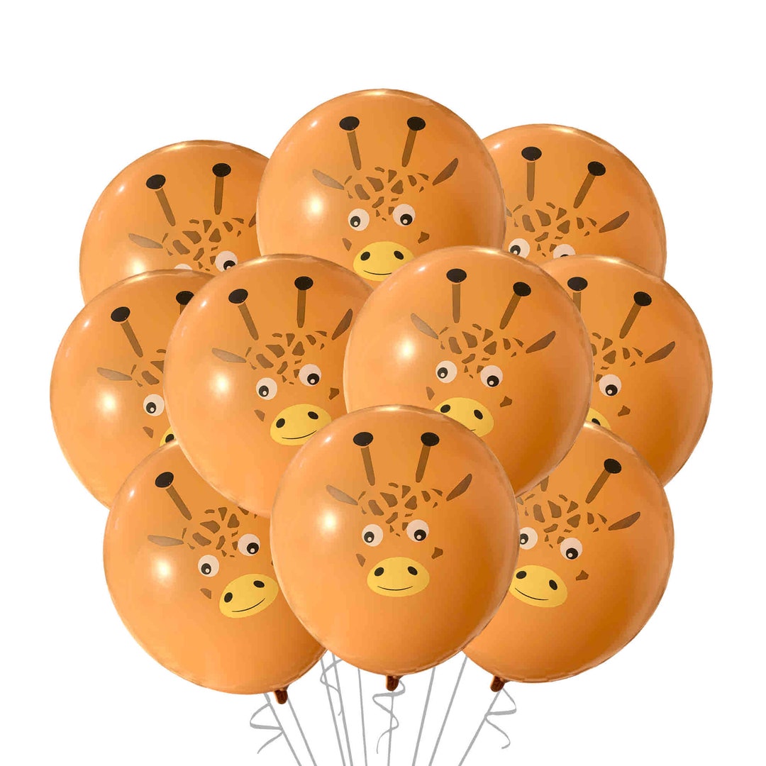 Cute Giraffe Birthday Party, Giraffe Balloons 12", Giraffe Kids Party ...
