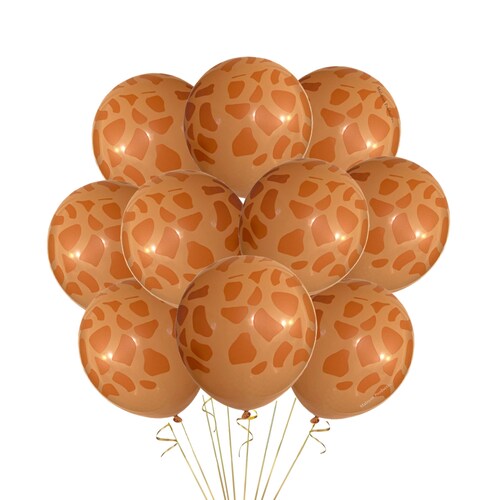 Giraffe Balloons 12 Animal Balloons Giraffe Birthday - Etsy