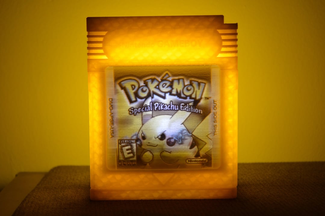 Gameboy Pokemon Lithophane Night Light - Etsy