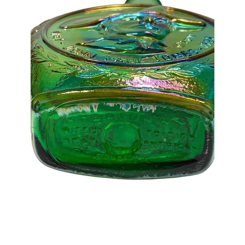 Vintage Wheaton Limited Edition Carnival Glass John Paul Jones Decanter ...