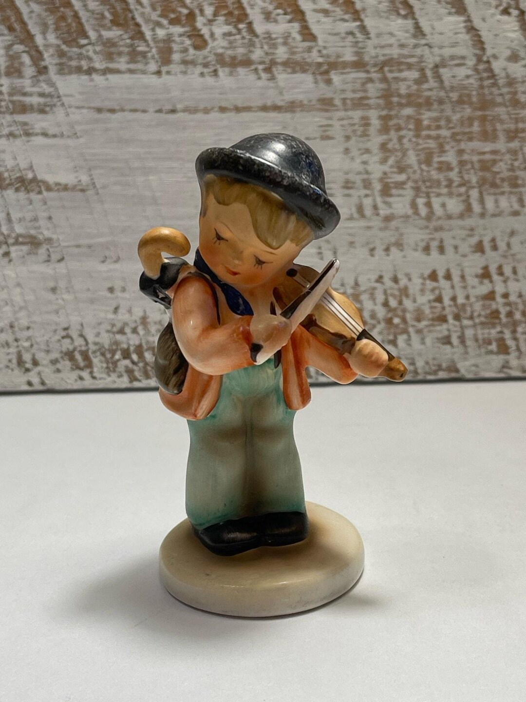 Napco Vintage the Fiddler S901 Boy With Fiddle Figurine - Etsy