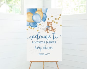Teddy Bear Baby Shower Sign | Etsy