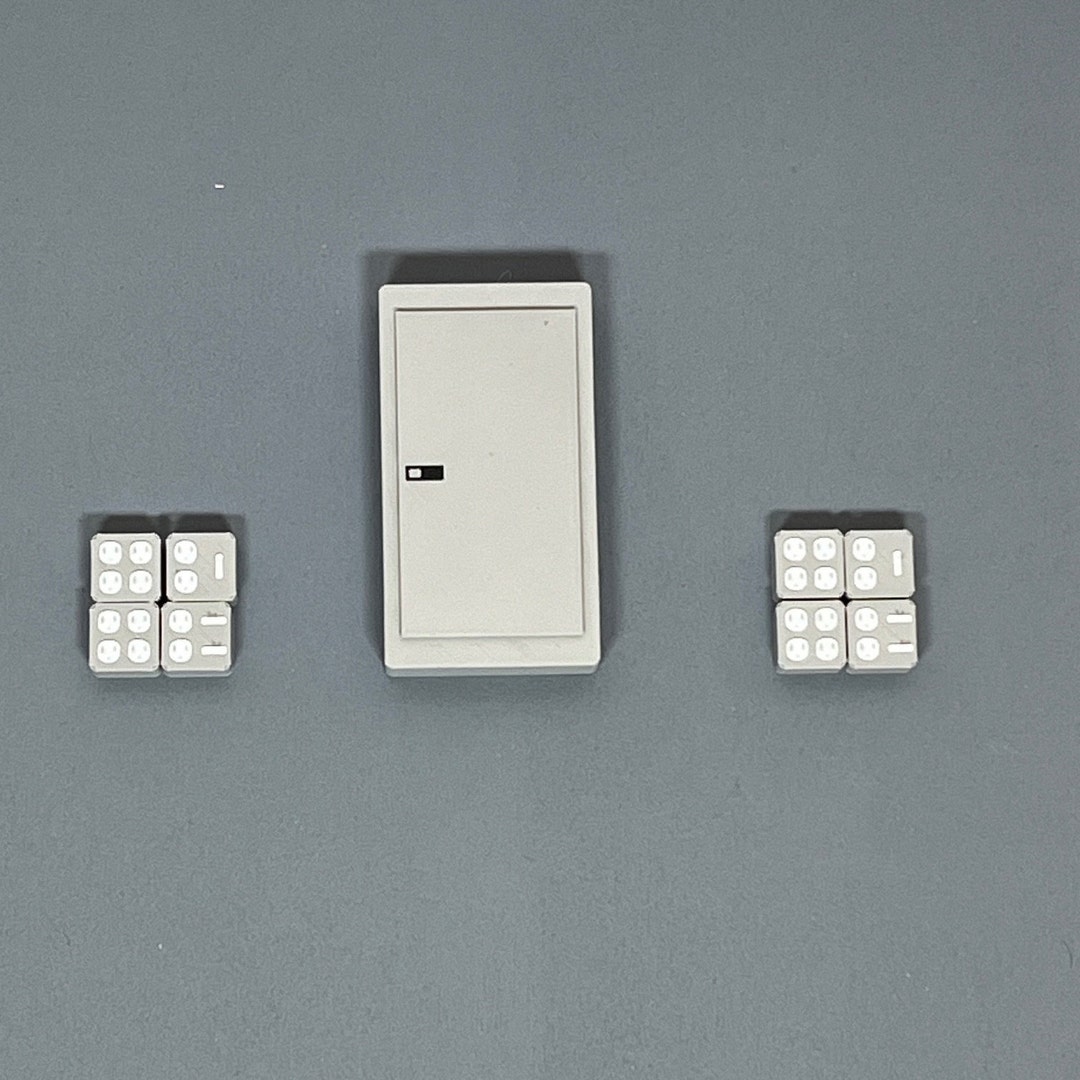 1:10 Scale Breaker Box and Outlet Boxes 9 Pieces - Etsy
