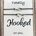 Hooked on You Matching Wish Bracelets Set of 2, Valentines Day Gift ...