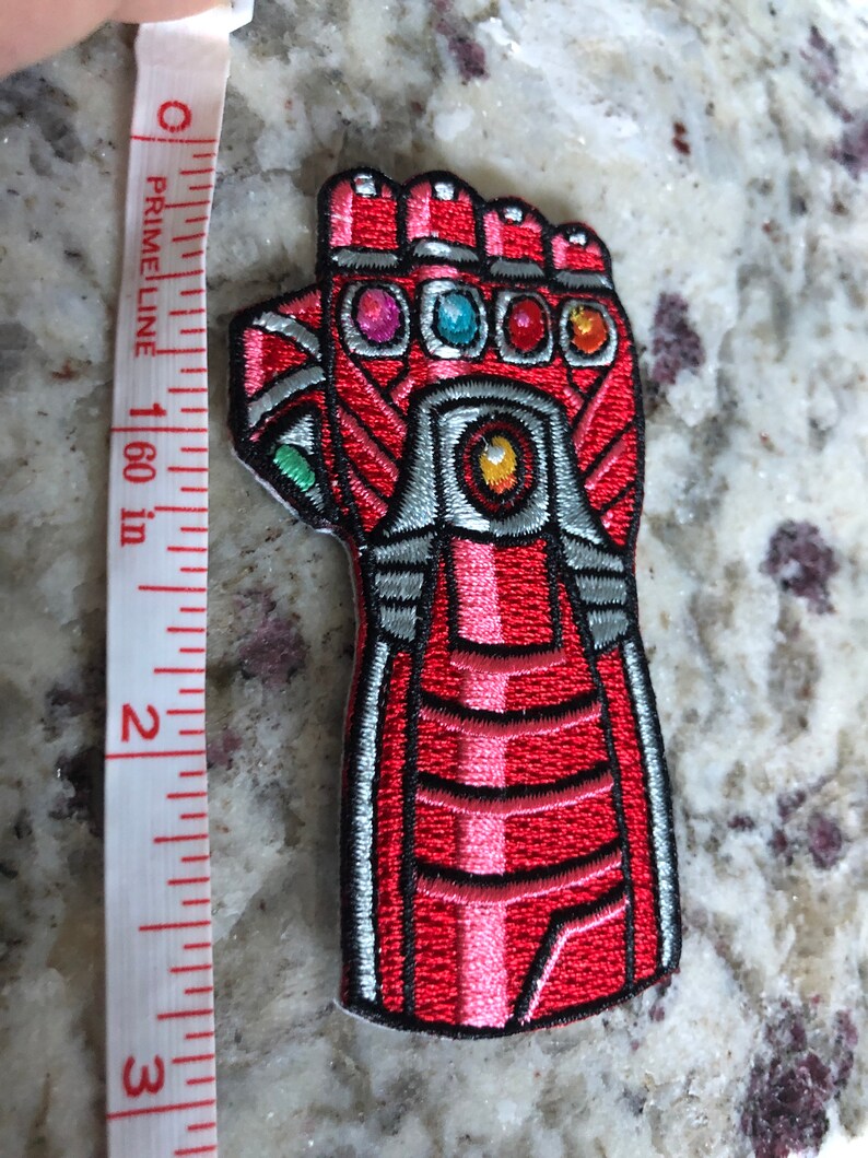 3 Marvel Iron Man Nano Gauntlet Infinity War Iron-on - Etsy