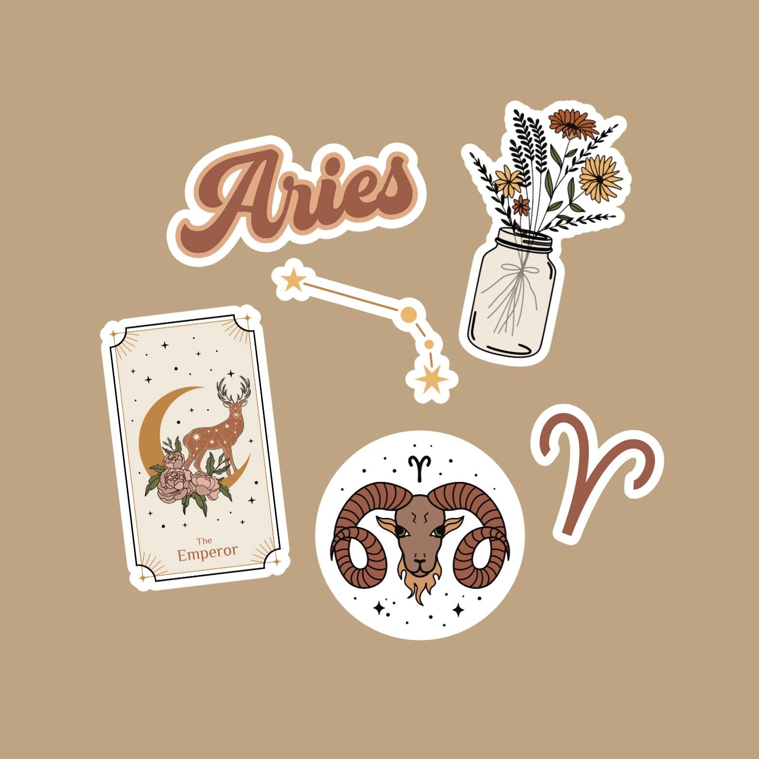 Aries Sticker Pack - Etsy