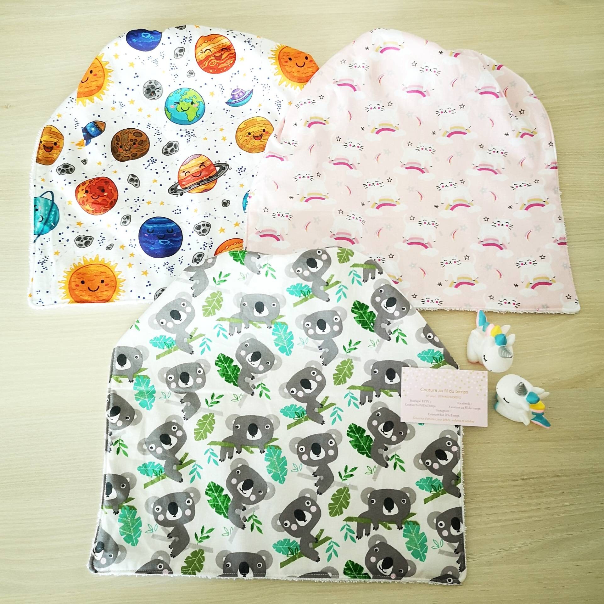 Elasticated napkin napkin child napkin elastic bib. | Etsy