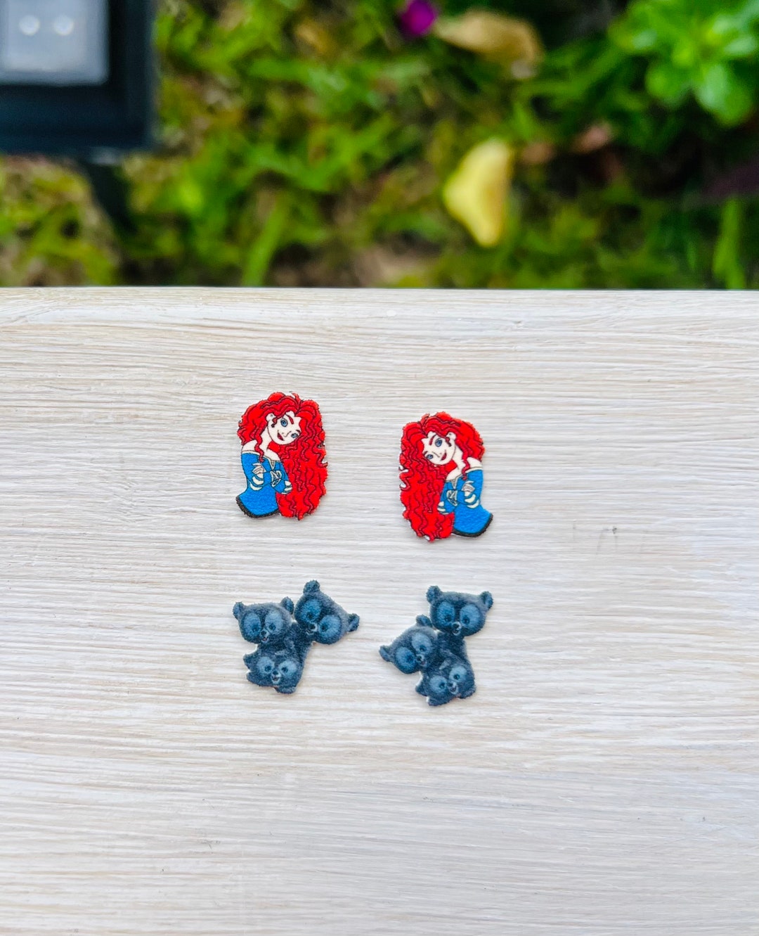 Merida Earrings: Brave, Disney Princess, Children's Jewelry, Handmade ...
