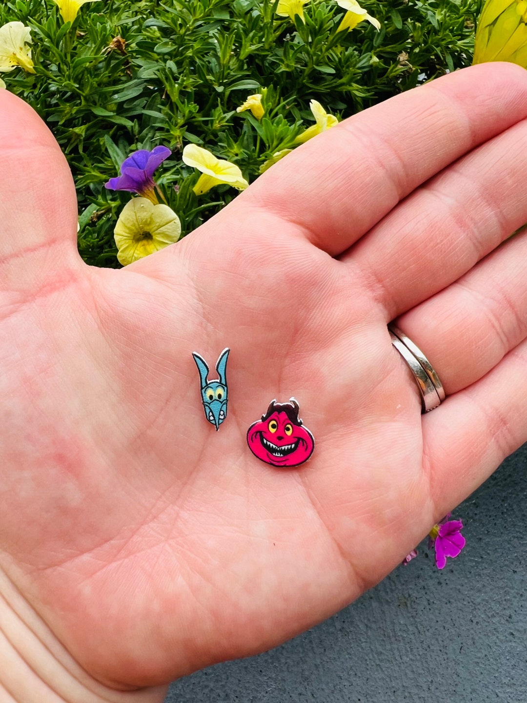 Pain and Panic Earrings/hades Earrings/disney Villains/hercules ...