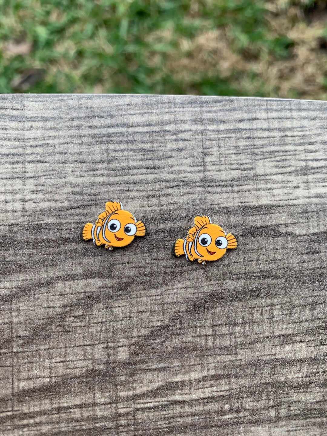 Nemo Earrings/finding Nemo/pixar/handmade to Order/stud - Etsy