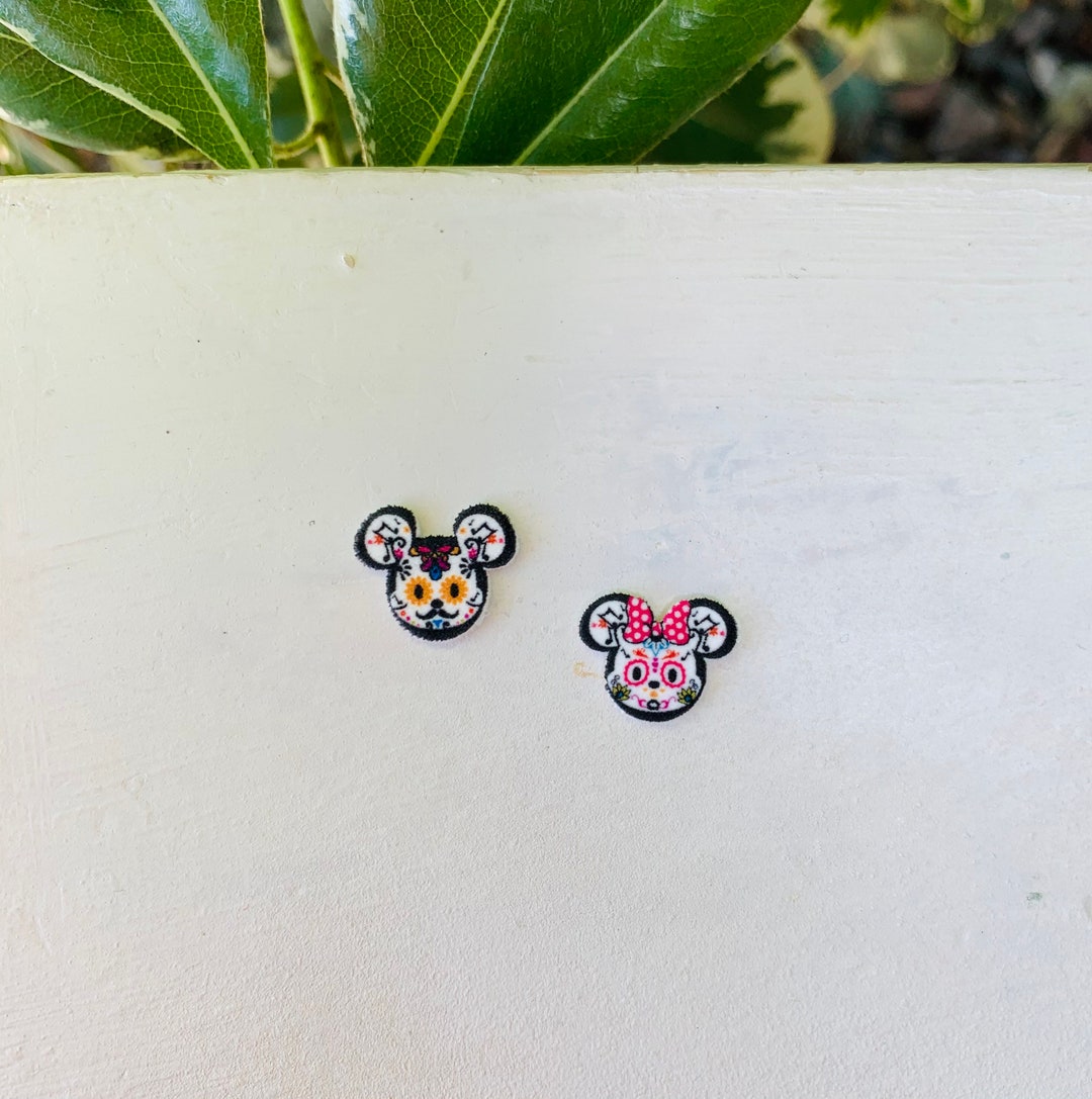 Magical Sugar Skulls Mouse Earrings: Coco, Pixar, Day of the Dead ...