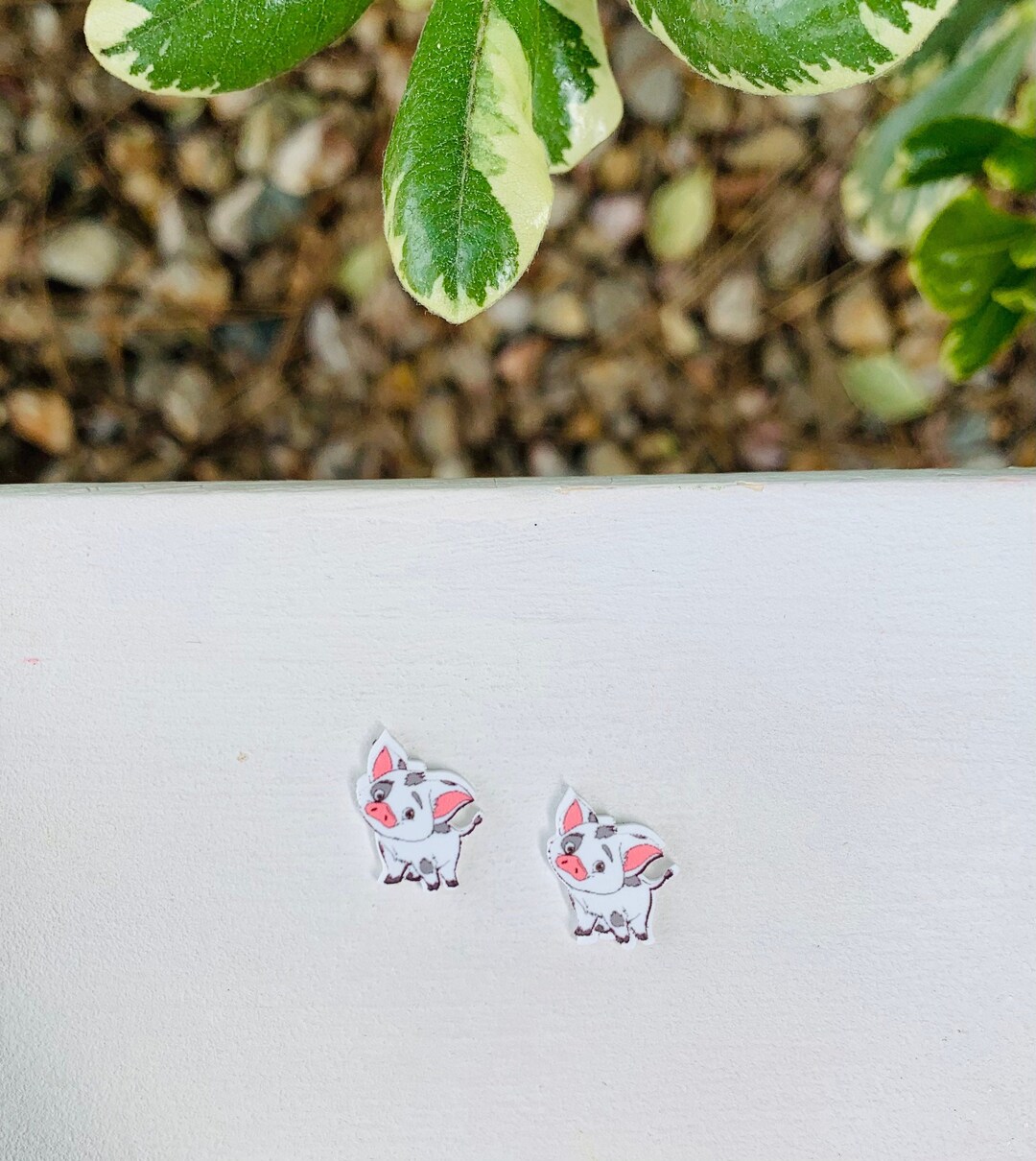 Pua Earrings/moana/handmade to Order/stud Earrings/nickel Free ...