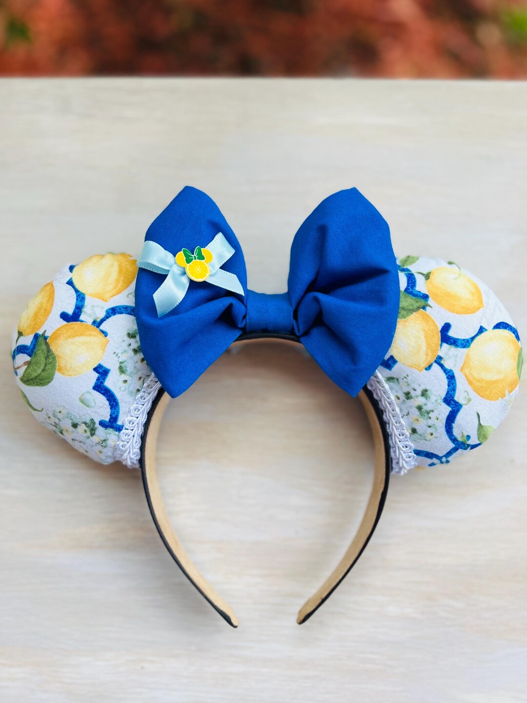 Tuscany Lemon Inspired Mouse Ears/spaceship Earth Ears/epcot Ears ...