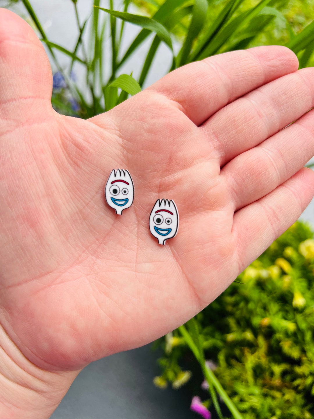 Forky Earrings: Slinky Dog, Toy Story, Handmade Nickel Free Studs ...