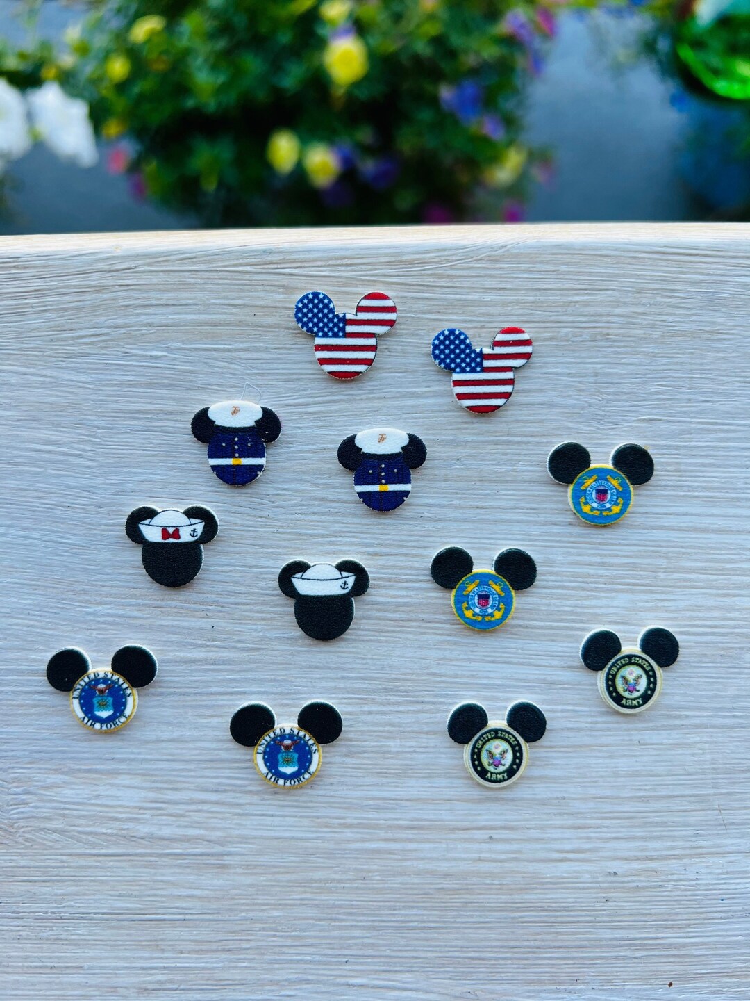 Magical Military Earring Collection/mouse US Military/handmade to Order ...