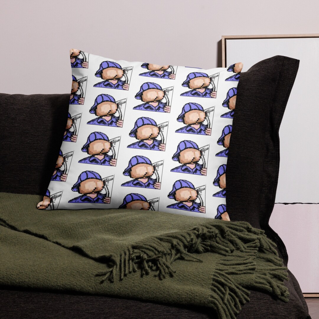 Meme Pillows - Assface Paperboy Pattern - Etsy
