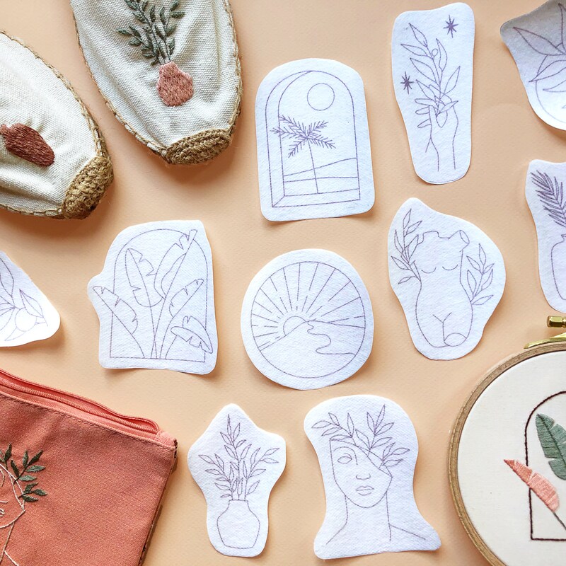 Summer Embroidery Kit - Etsy