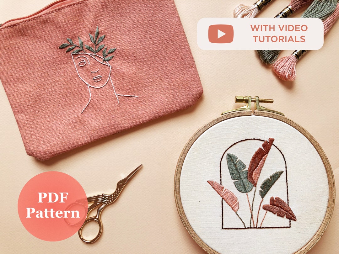 Mediterranean Embroidery Pattern PDF | Boho Designs With Video (digital ...