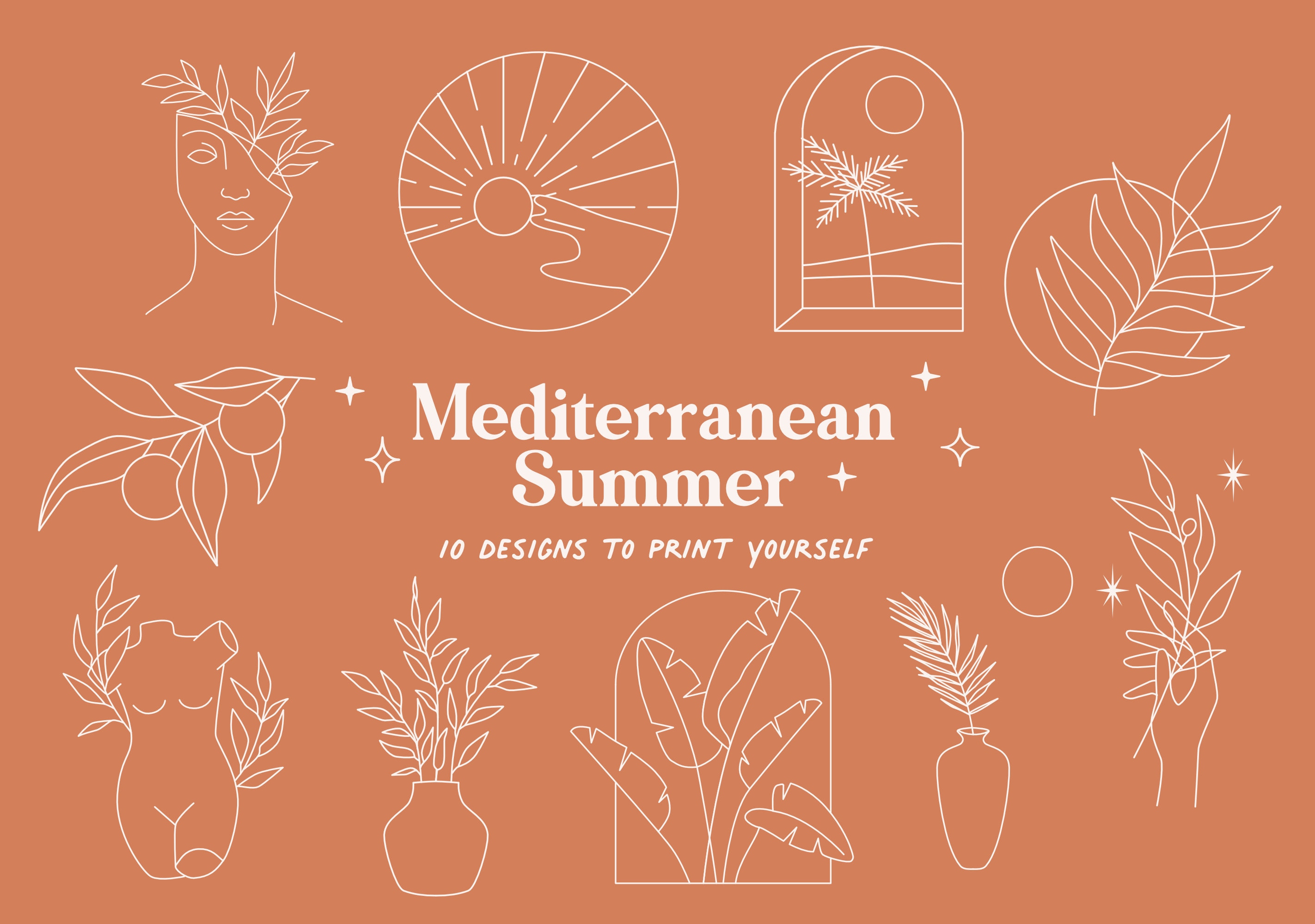 Mediterranean Embroidery Pattern PDF | Boho Designs With Video (digital ...