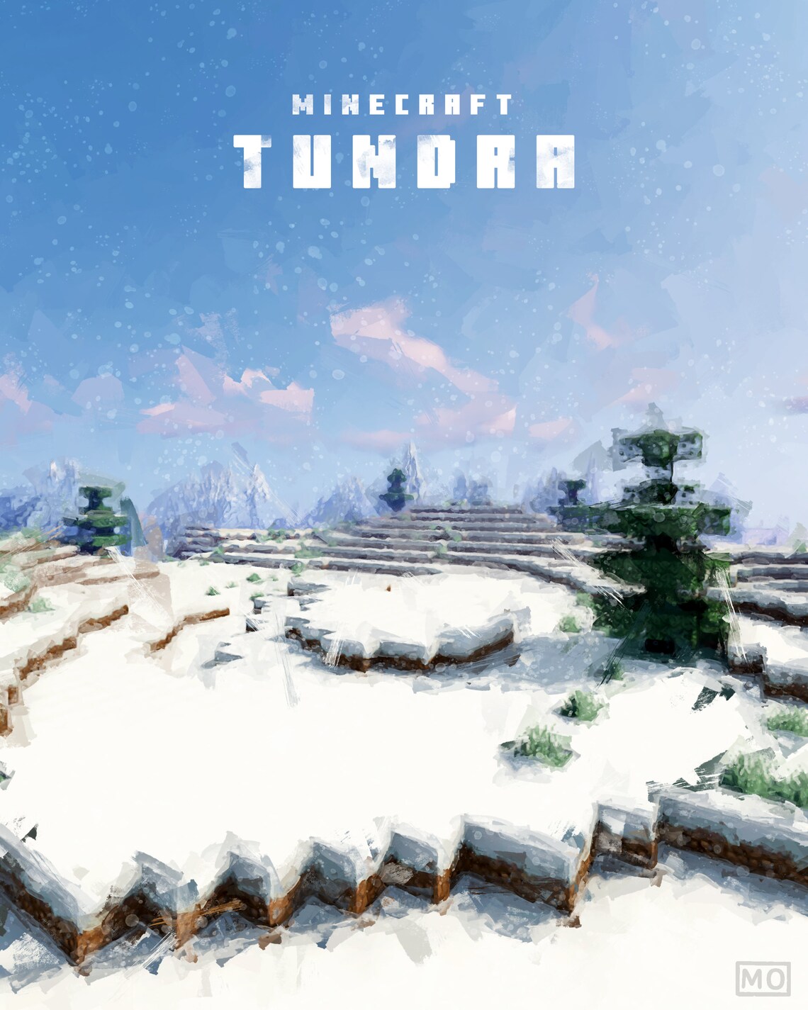 Biome Destinations Art Poster Minecraft | Etsy