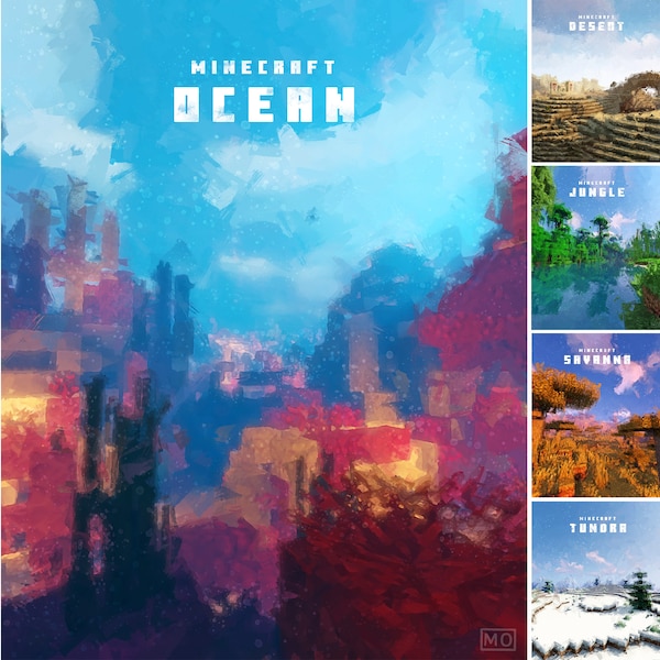Mincraft Posters - Etsy