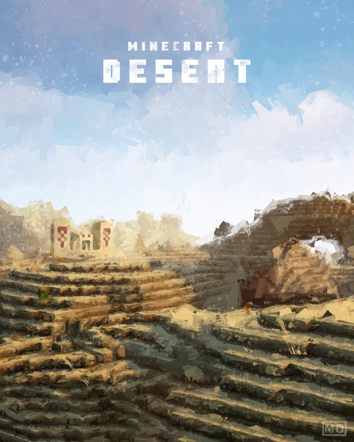 Biome Destinations Art Poster Minecraft | Etsy