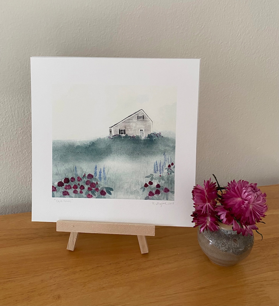 Cape House - Cape Cod Art Print of an Original Work - Etsy