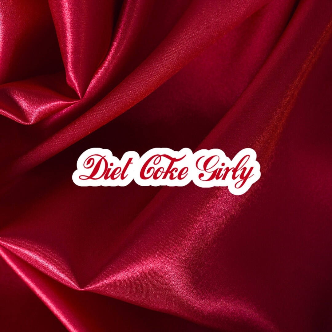 Diet Coke Girly 3” Waterproof Sticker for Hydroflask, Laptop, Planner ...