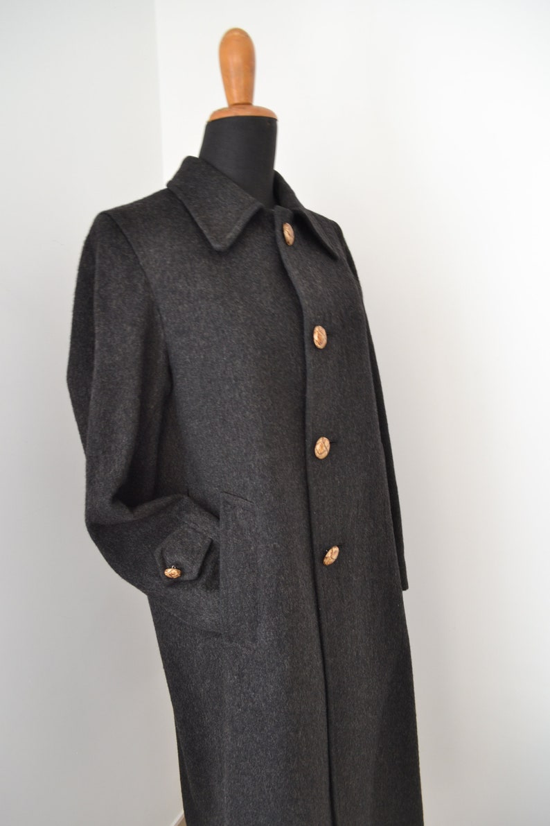 Cappotto loden grigio vintage anni '70 / cappotto trachten / cappotto ...