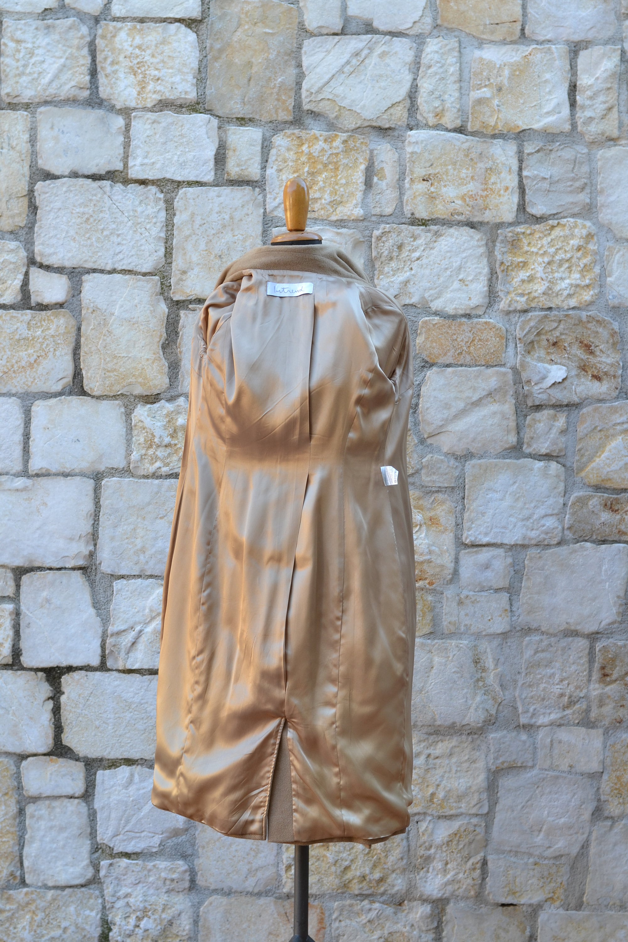 Intrend Max Mara Group Camel Wool Coat Women / Shawl - Etsy