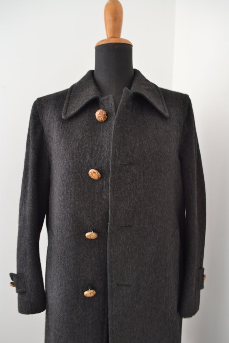 Cappotto loden grigio vintage anni '70 / cappotto trachten / cappotto ...
