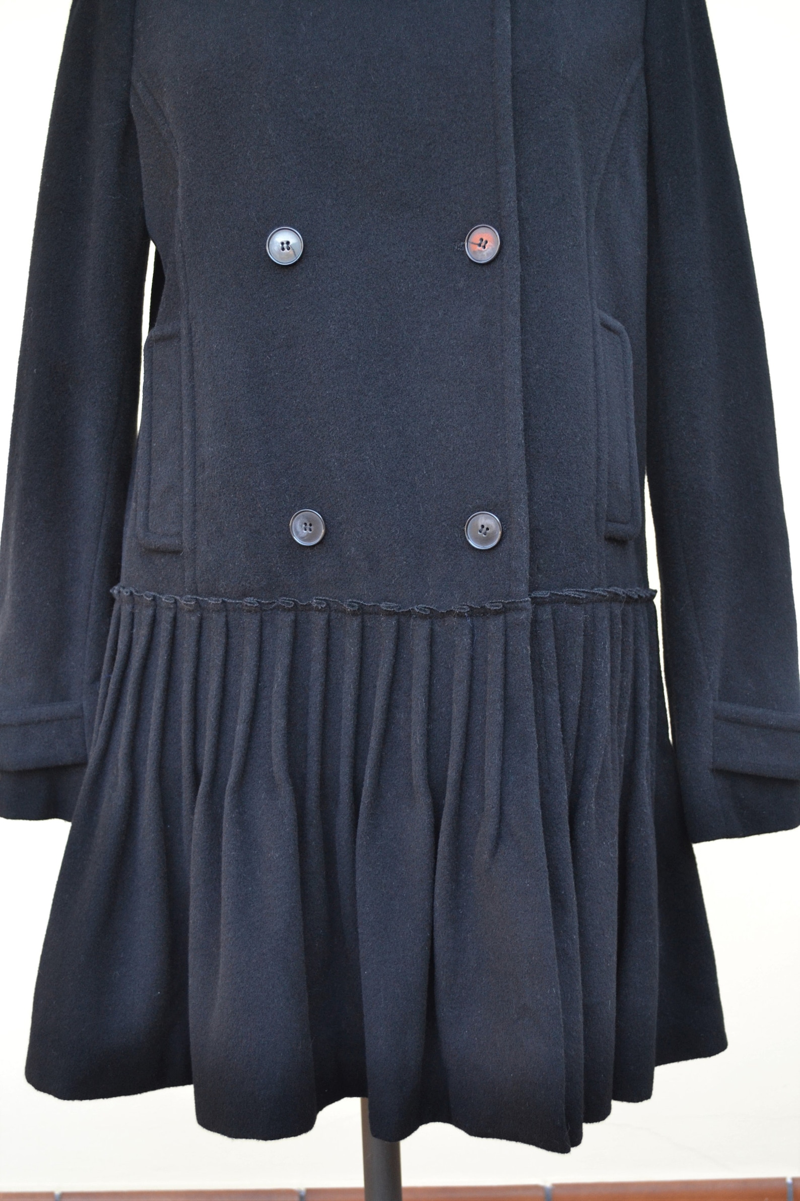 Intrend, Max Mara Group, 90's Pleated Skirt Wool Coat - Etsy