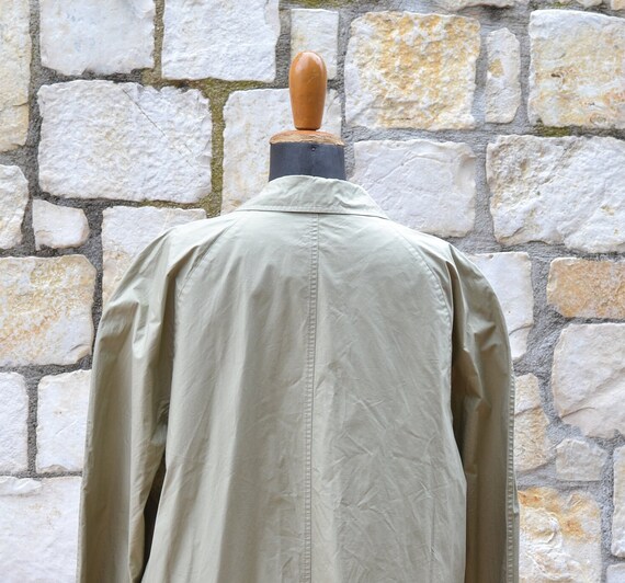 CERRUTI 1881 - 80s Vintage Beige Trench Coat Men, Men… - Gem