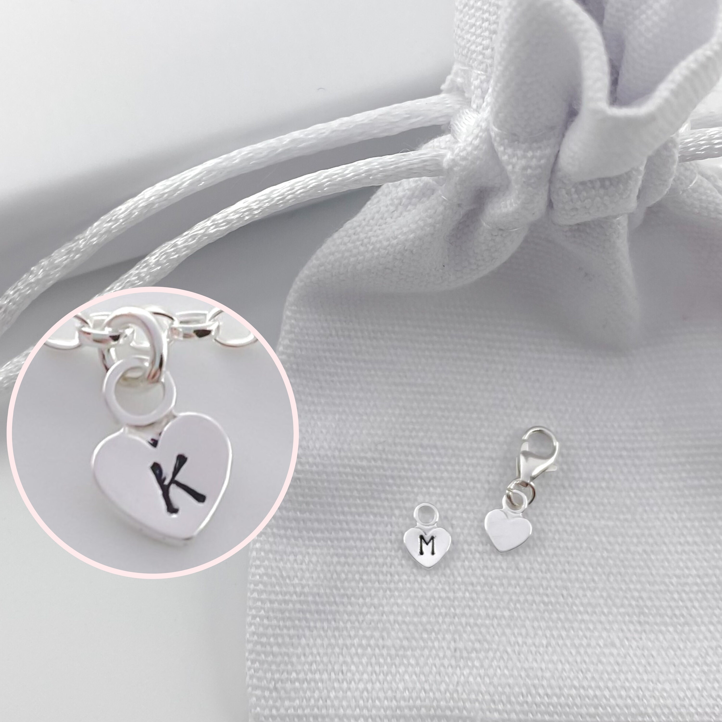 Letter P And M In Heart