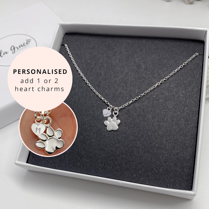 Silver Dog Paw - Etsy