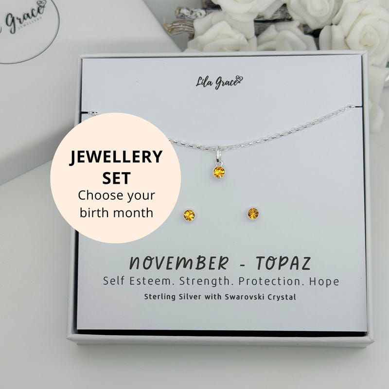 Sets of Topaz Earrings - Etsy UK