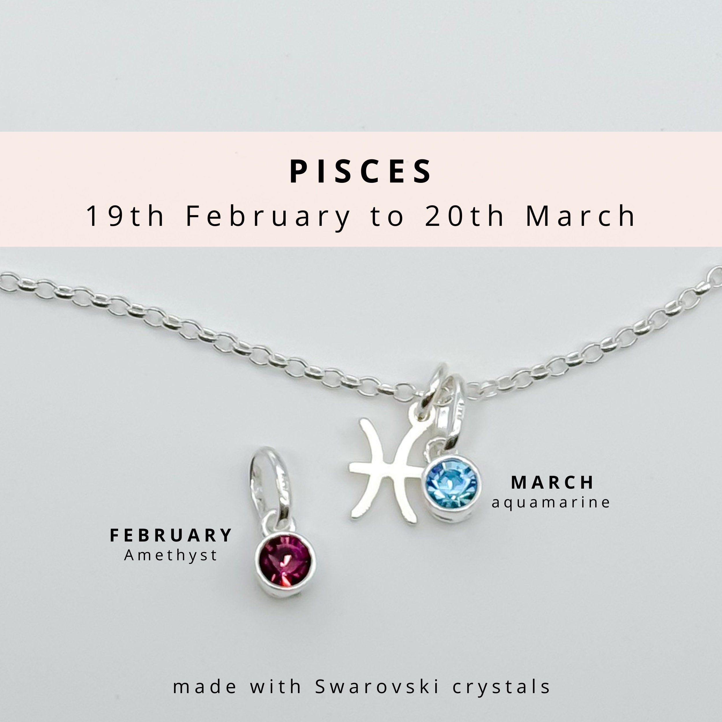Swarovski zodiac necklace pisces 60 photos - Astrologytoyou.com