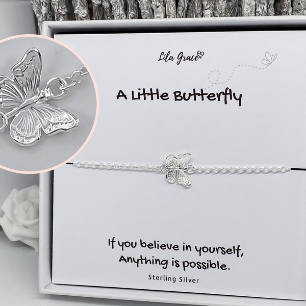 Butterfly Bracelet - Etsy UK